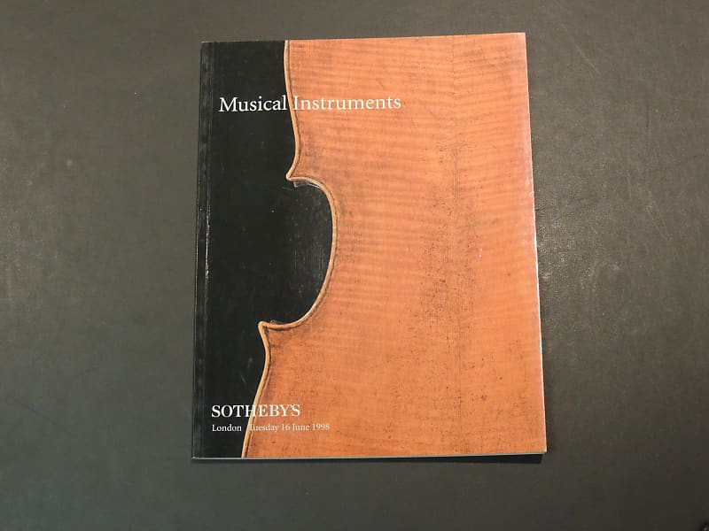 Sotheby's Musical Instruments Auction Book [Three Wave Music] | Reverb