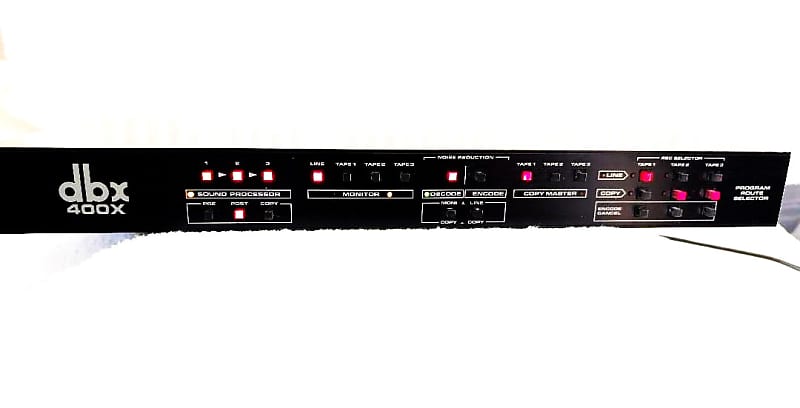 dbx DBX-400 Recording Technology Series, Program Route | Reverb