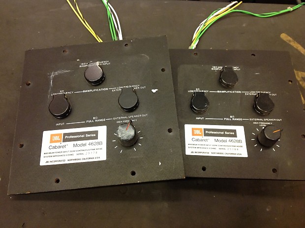 Vintage Pair of JBL Cabaret 4628b Crossovers | Reverb