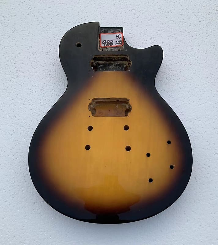 LP Les Paul Style Guitar Tobacco Burst Finish Body DIY | Reverb UK