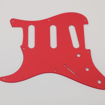8 hole metallic red acrylic lefthand pickguard & | Reverb Deutschland