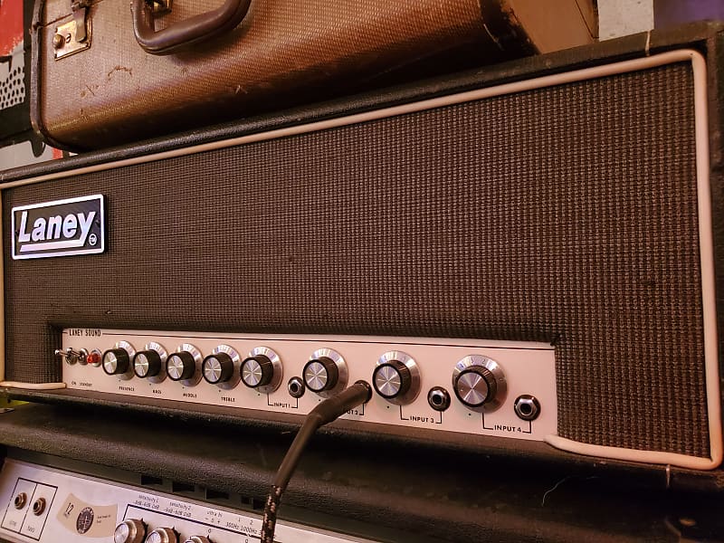 Laney 1969 Laney Supergroup 60 Watt PA Head- Serviced! | Reverb