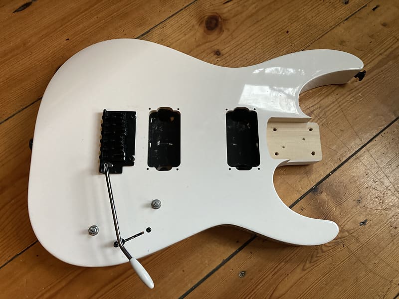 Jackson Dinky JS11 Electric Guitar Body White | Reverb