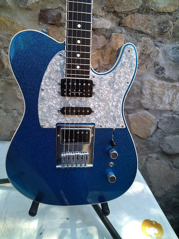 Warmoth Custom Tele 2021 Blue Sparkle | Reverb