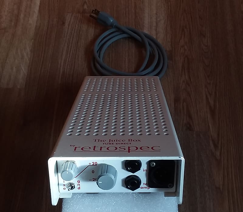 Retrospec Juicebox Tube DI Direct Box preamp for bass guitar | Reverb