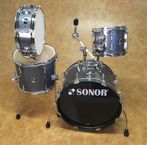 Sonor 4pc Player Shell Pack Black Galaxy Sparkle | Reverb