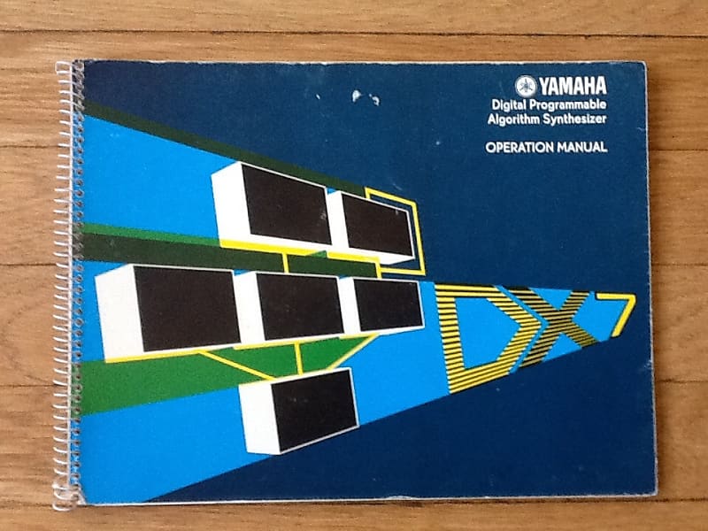 Yamaha DX7 1985 Operation Manual | Reverb