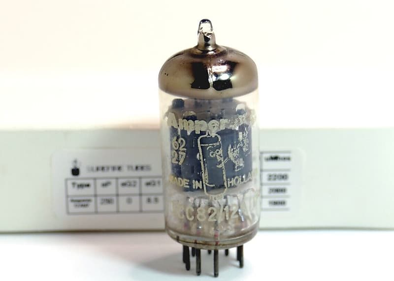 1 Excellent strong amperex Holland Bugle boy 12au7 tube | Reverb