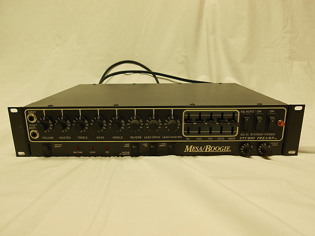 Mesa Boogie Studio Preamp All Tube Rack Mount 2 Channel w/ | Reverb