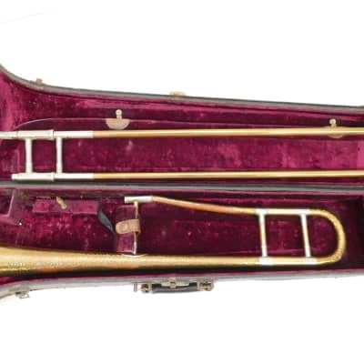 Rare F.E. Olds Military Trombone 1930s Hammered Finish Los | Reverb