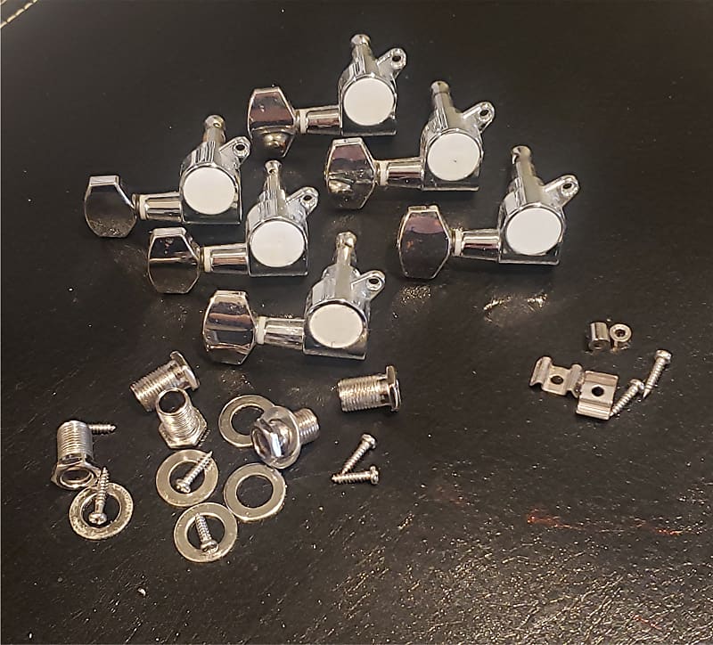 new 6 in line chrome dye cast gears- 14 to 1 ratio + free | Reverb