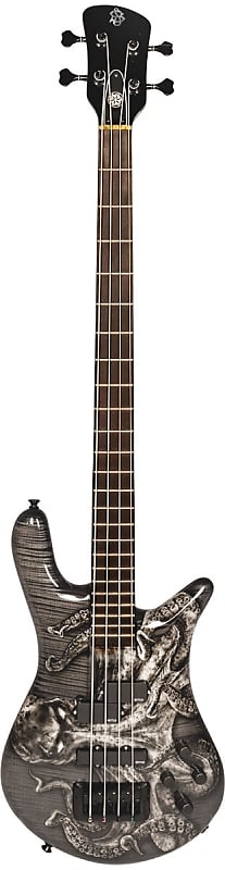 SPECTOR Euro Limited, 4-Saiter, mit Airbrushed Squid | Reverb UK