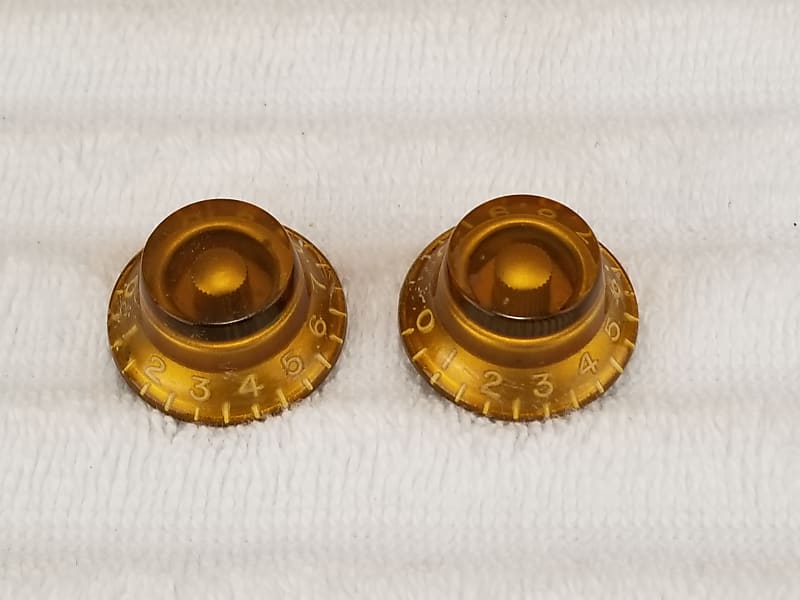 1950s Gibson Bonnet Knobs Set (2) - 100% Genuine Vintage | Reverb