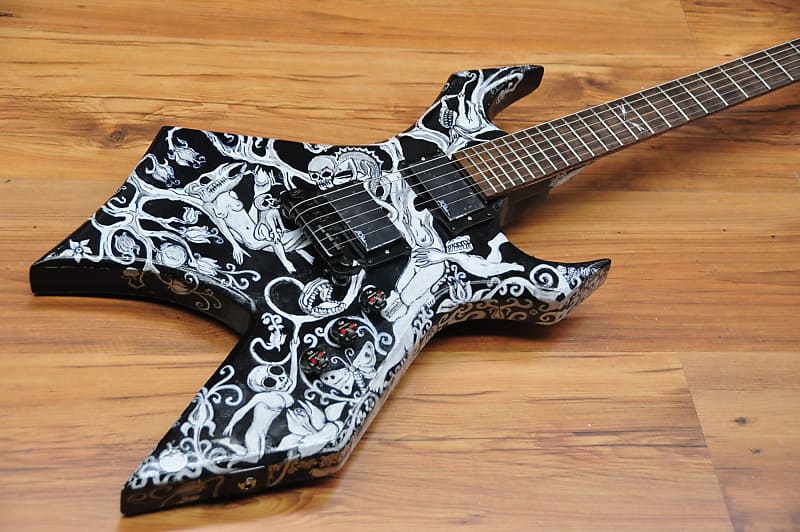 BC Rich Warlock signature special series Custom Graphics | Reverb