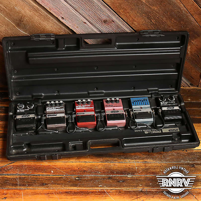 DOD PRC-6 Pedalboard Loaded w/ 6 Effects FX30 FX72 FX62 FX82 | Reverb