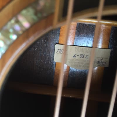 Yamaha L-75 - Rare! Only 3 Ever Made | Reverb