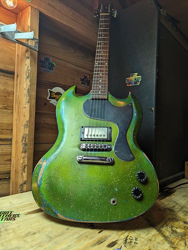 FLASH SALE! GRIT BROTHERS GUITARS GOAT 2023 - Multi-Green | Reverb UK