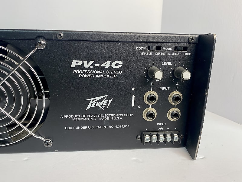 Peavey PV-4C Rack Mount Amplifier USA Made Great Shape | Reverb