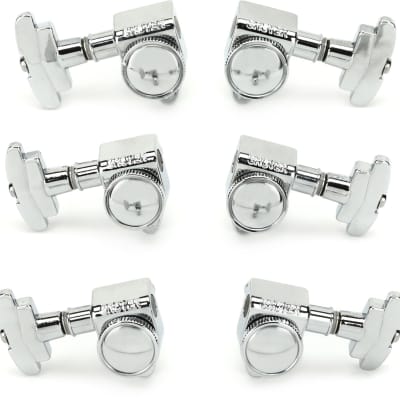 Grover 406C Mini Locking Rotomatic Tuners - 3+3 Chrome | Reverb