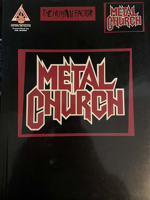 Metal Church - The Human Factor - Guitar Tab / Tablature Book | Reverb