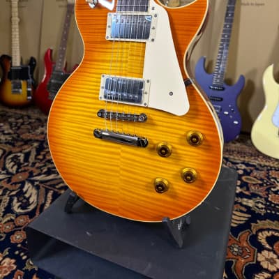 FGN Fujigen Guitars FUJIGEN LP STANDARD Super Flame Top | Reverb