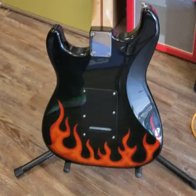 Fender Stratocaster FSR Hot Rod Flames Factory Paint - Only | Reverb
