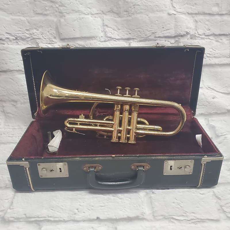 Vintage Olds Ambassador Cornet with Olds 3 Mouthpiece - | Reverb