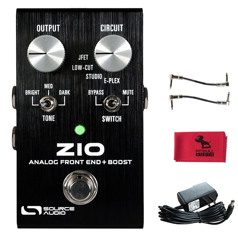 Source Audio ZIO Analog Boost Guitar Pedal w/ Power Supply, | Reverb