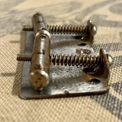 Vintage 1968-1970 Fender Telecaster Bass Guitar Bridge Nickel | Reverb