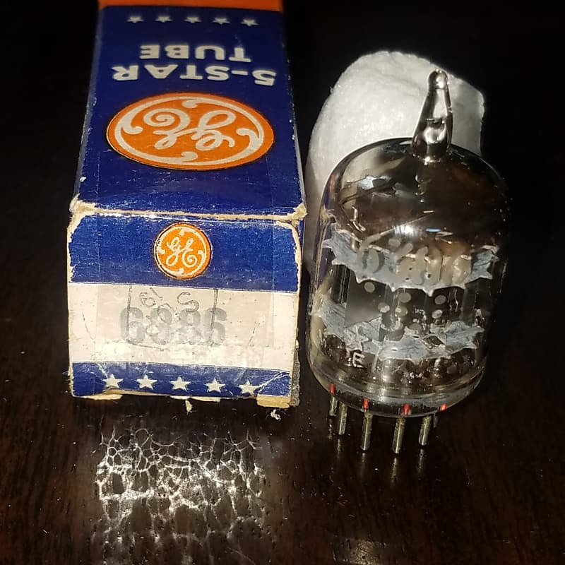 GE 1956 5 Star 6386 Vari Mu Tube, Tests NOS Perfect The | Reverb