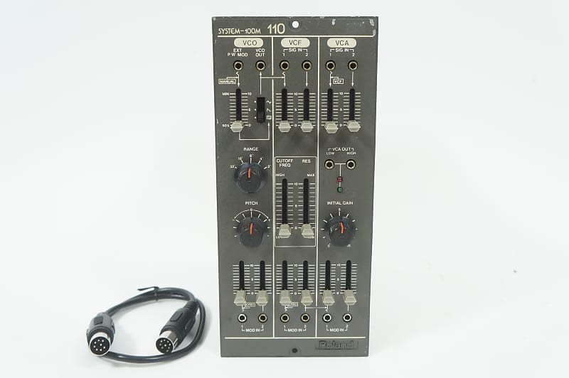 Roland SYSTEM-100M Model 110 VCO VCF VCA Modular | Reverb Australia