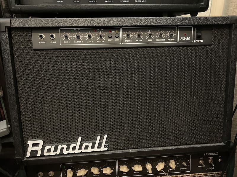 Randall Rg-80 Combo 2x10" rg80es rg80 amp | Reverb