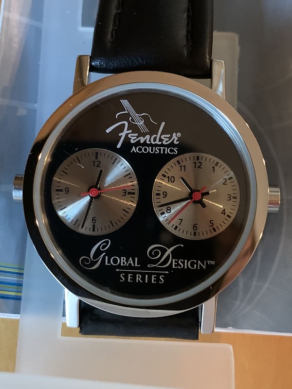 Fender Acoustic Dual Time Zone Watch | Reverb