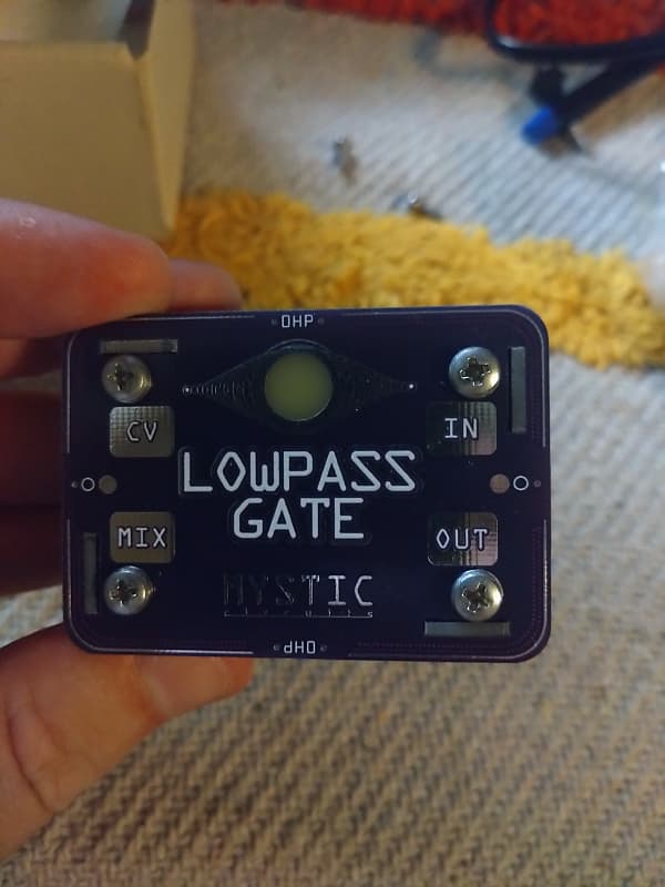 Mystic Circuits 0hp Low Pass Gate 2024 - Blue | Reverb UK