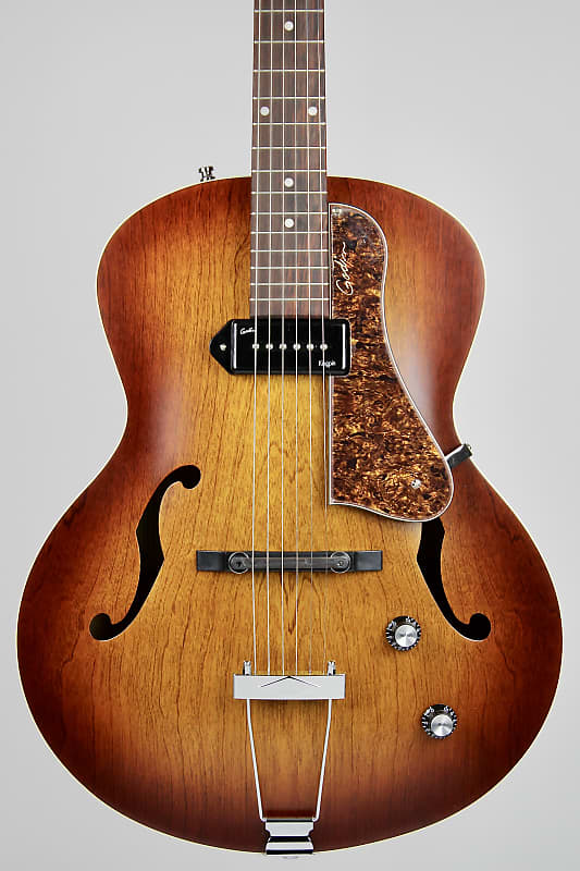 Godin 5th Avenue Kingpin P90 Hollowbody - Cognac Burst 2024 | Reverb
