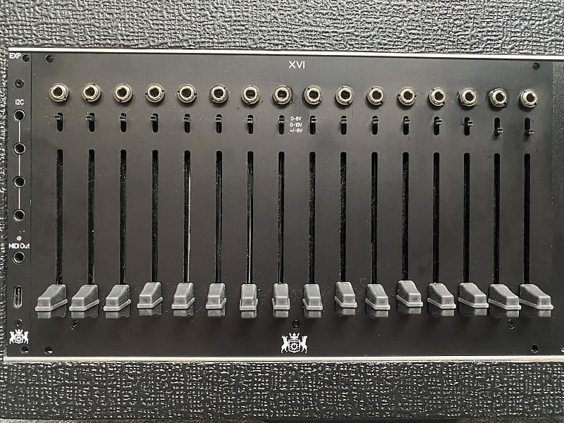 Michigan Synth Works XVI (16n) fader bank + expander 2023 - | Reverb