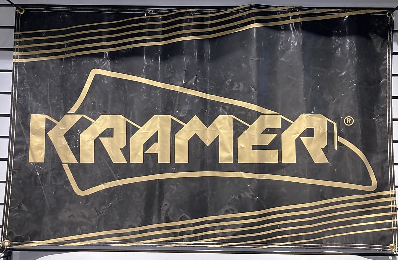 Early Kramer Guitars Dealer Banner Sign Display | Reverb
