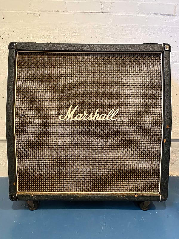 Vintage 1975 Marshall 4x12 Checkerboard Guitar Cabinet | Reverb