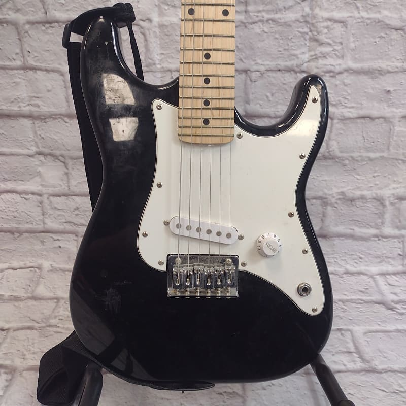 Spectrum Black Stratocaster Style Guitar Electric Guitar | Reverb