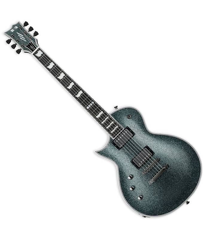 ESP E-II Eclipse DB Lefty Guitar Green Sparkle | Reverb