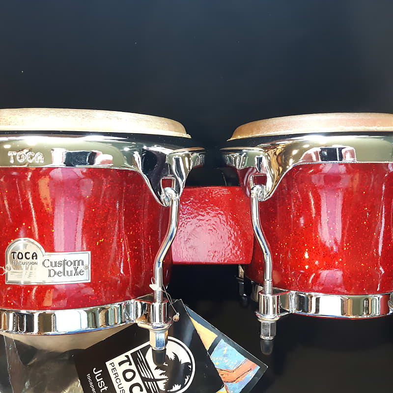 New Toca Custom Deluxe Fiberglass Bongo's 7 & 8.5" | Reverb Canada