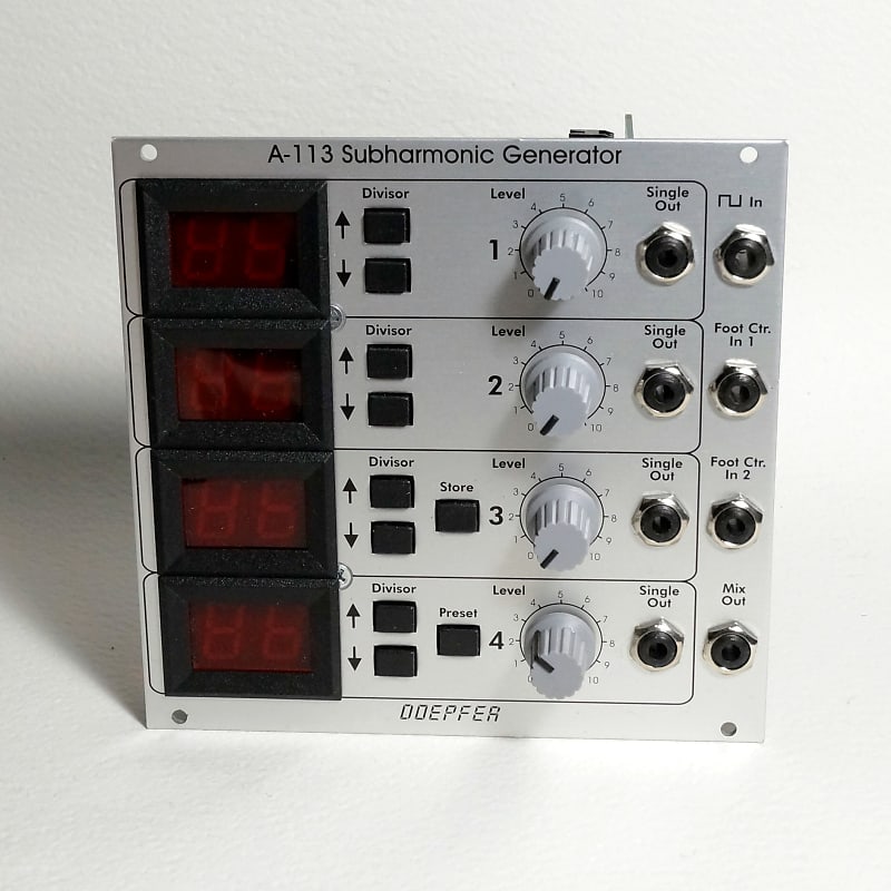Doepfer A-113 Subharmonic Generator 2022 - Silver | Reverb