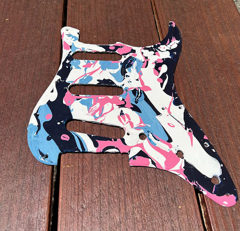 Fender Stratocaster Custom painted pickguard | Reverb