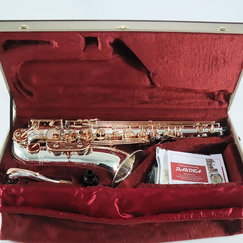 Dakota Sax Model SDTXL-230 Tenor Saxophone in Silver Plate SN | Reverb