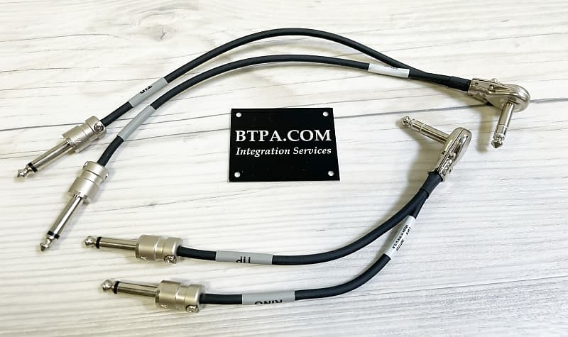 BTPA Low Profile Stereo to Dual Mono Insert Cable Set | Reverb