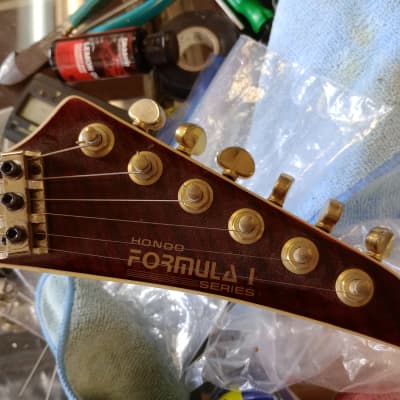 Hondo Formula 1 Explorer 1980s Red MIJ Matsumoku *** FREE | Reverb