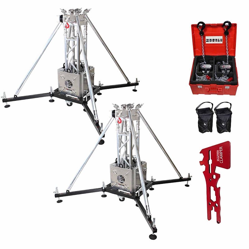 ProX XTP-GSBPACK3-PRO Truss Tower Systems Dual Pack with | Reverb