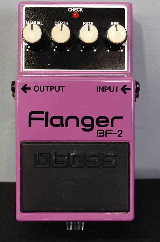 Boss BF-2 90's Flanger - Purple Guitar Effects Pedal | Reverb