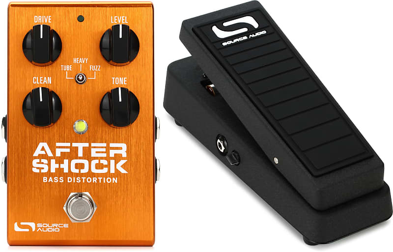 Source Audio Aftershock Bass Distortion Pedal Bundle with | Reverb