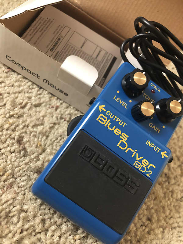 RARE Boss BD-2 Blues Driver Computer Mouse | Reverb